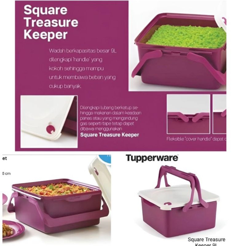 Square Kimchi Keeper 9 L With Handle | Shopee Malaysia