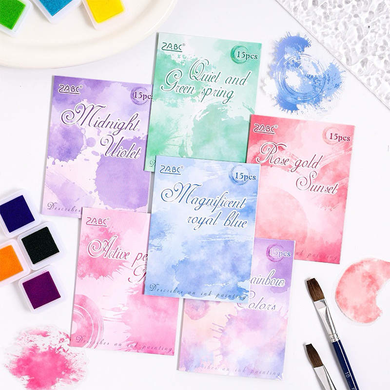 (1BE) transparent splash water drop colorful pastel journaling sticker ...