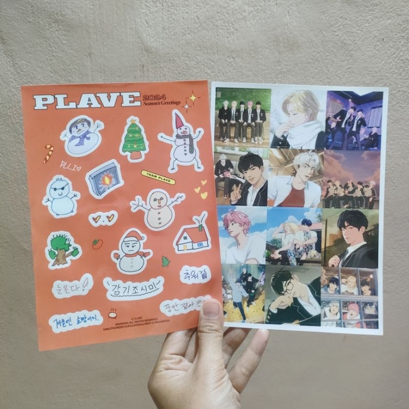 [READY] OFFICIAL PLAVE STICKER SEASONS GREETINGS 2024 | Shopee Malaysia