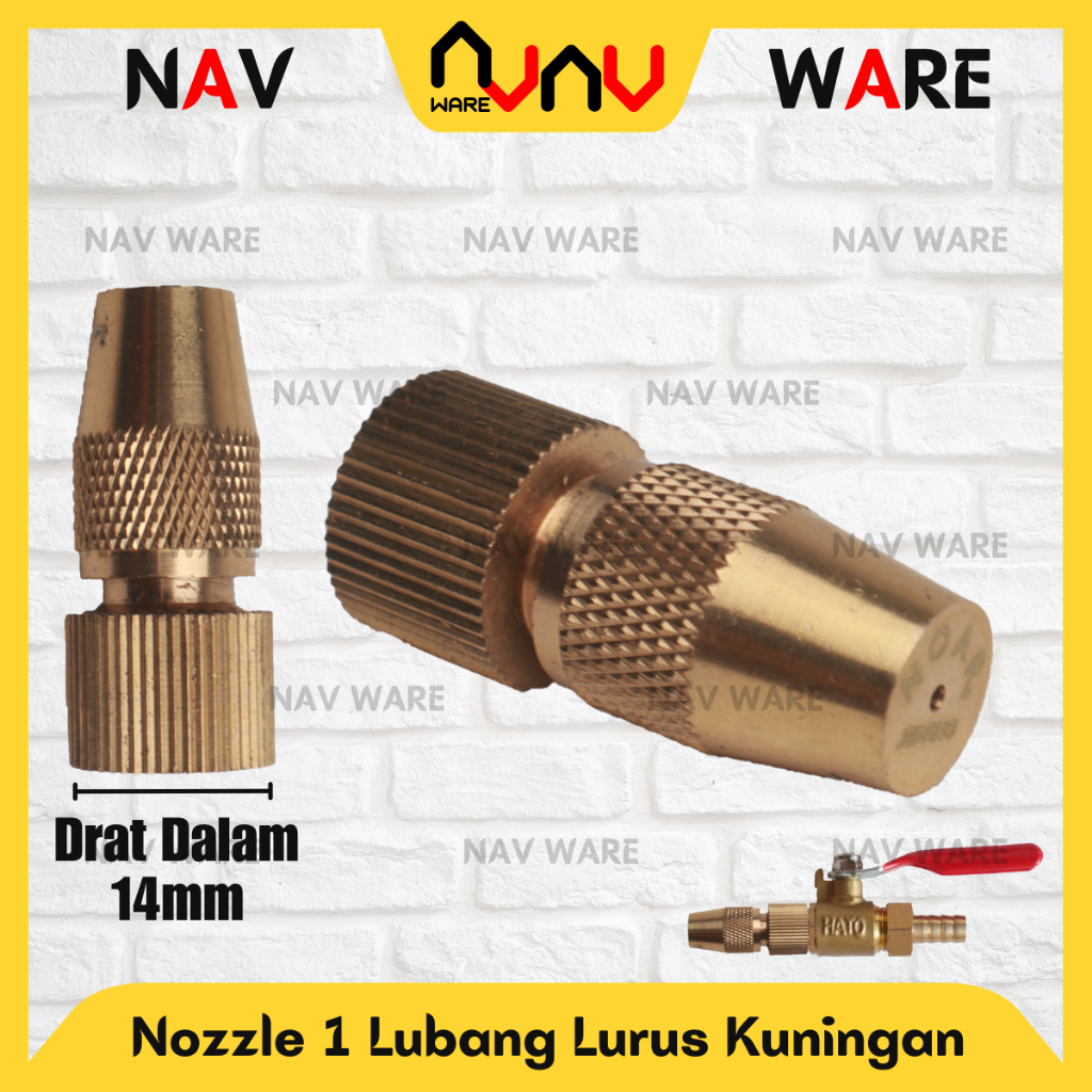 Sprayer Nozzle 1 Hole Straight Brass Adjustable Head Spray Nozle Spuyer ...