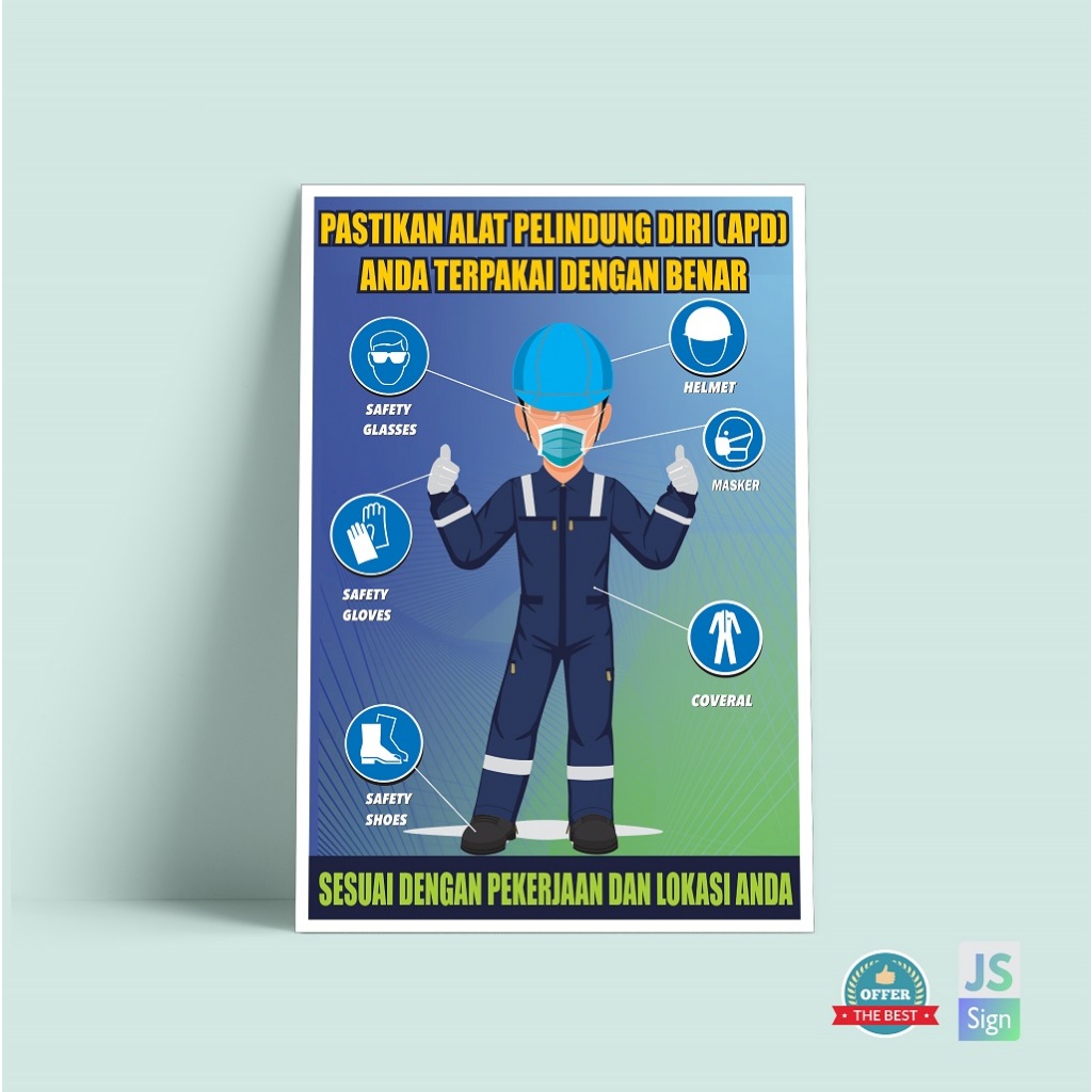 K3 PPE SAFETY POSTER, PPE | Shopee Malaysia