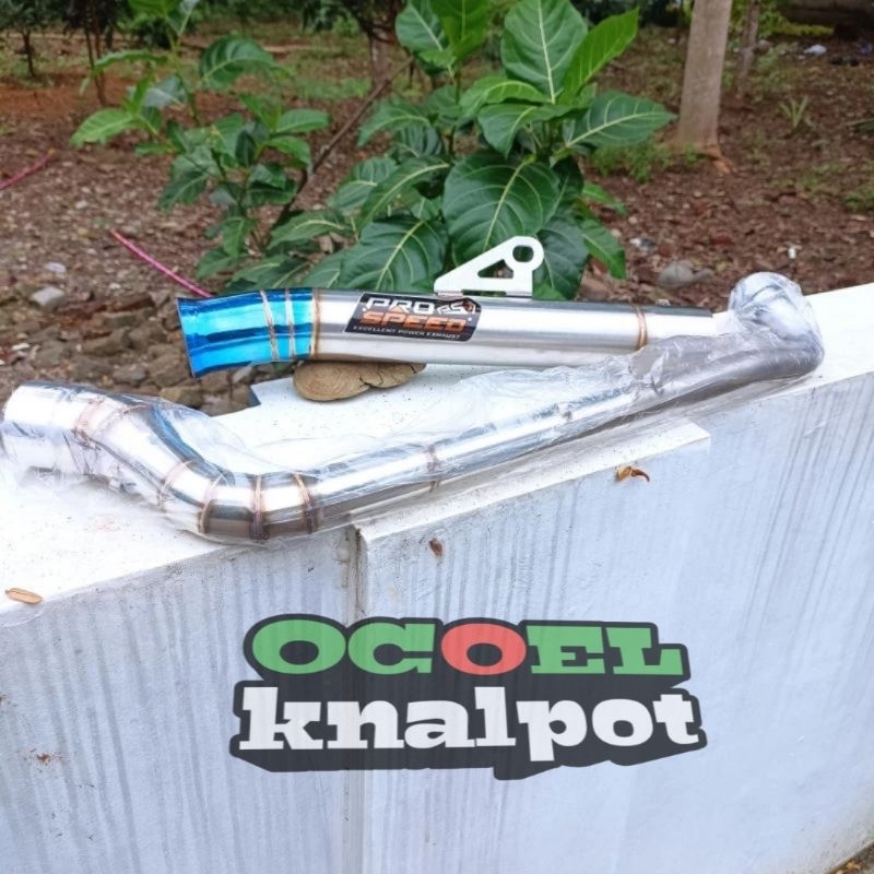 Pro speed OPEN pipe EXHAUST RACING 1SET OPEN Spec FOR XRM 110/125 WAVE ...