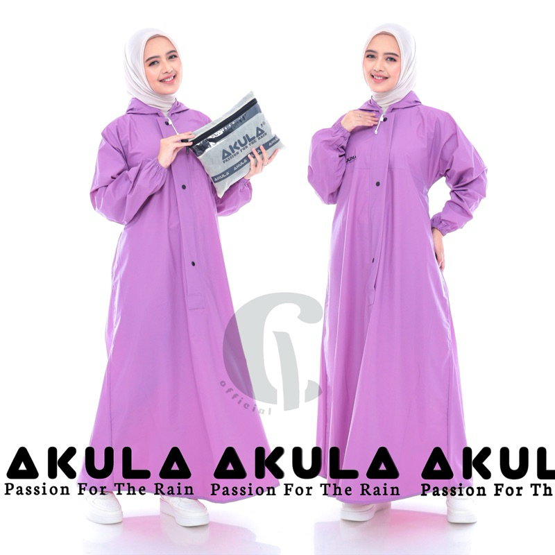 Akula Original Premium Women's Gamis Raincoat | Shopee Malaysia