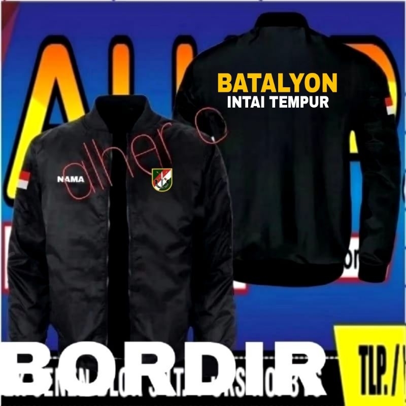 Intai TEMPUR batalyon embroidered jacket INTAI TEMPUR batalyon bomber ...