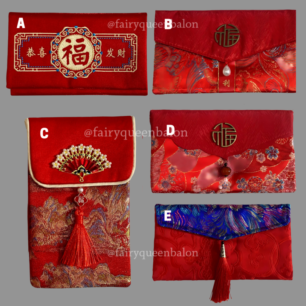 MERAH Hongbao PREMIUM 2025 Chinese New Year Wallet/Angpao- PREMIUM red ...