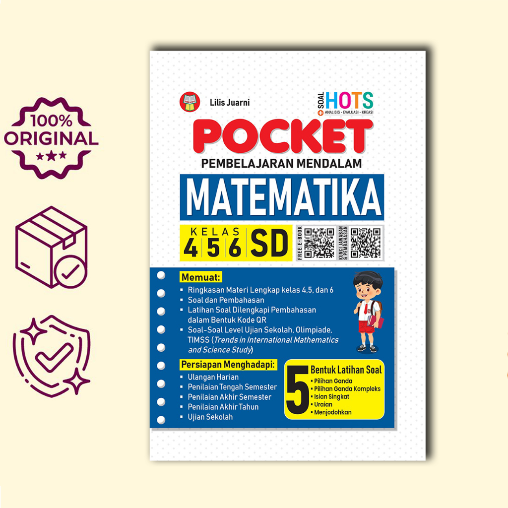 Pocket Book for Elementary School Mathematics Class 4-5-6 / Preparation ...