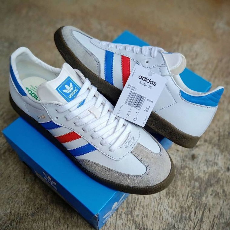 PUTIH Classic Shoes Sneakers Adidas Samba PREMIUM White France ...