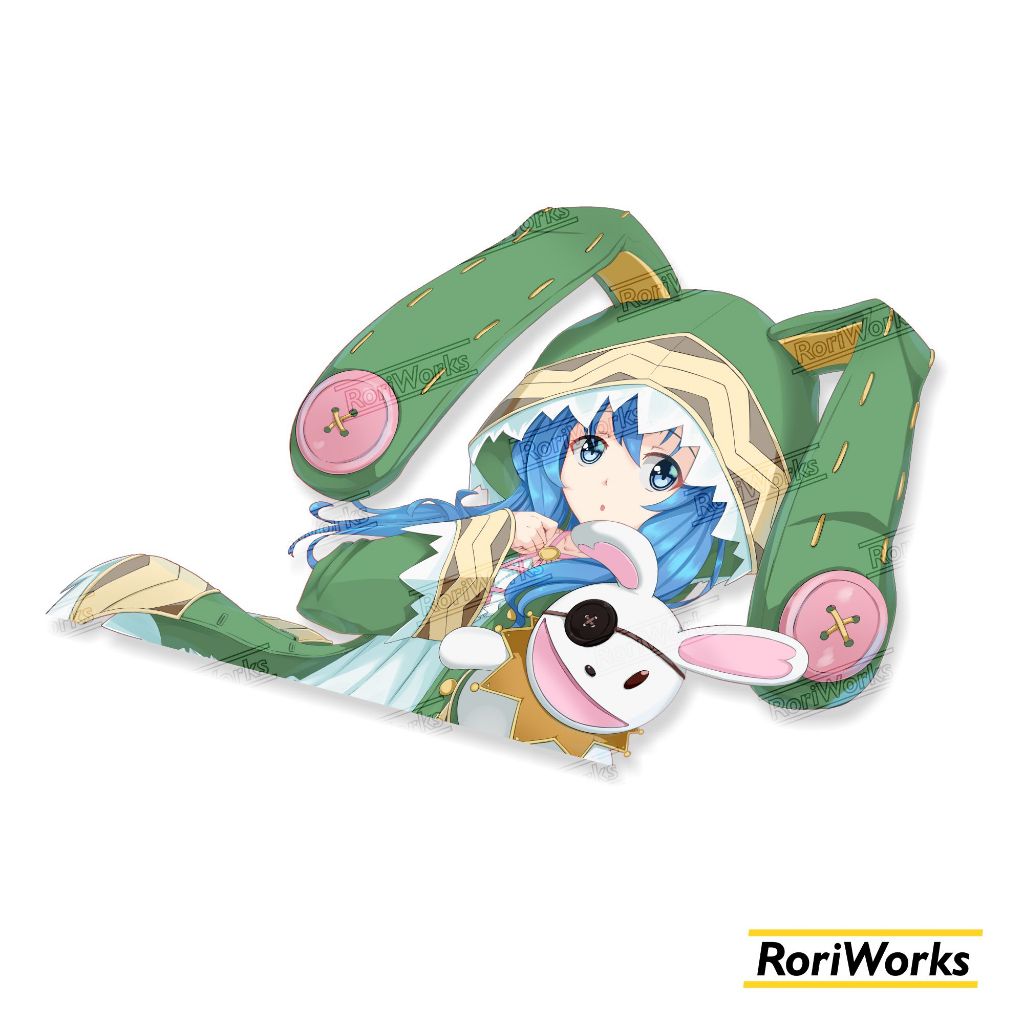 Kiss cut sticker - Yoshino | Date A Live | Shopee Malaysia