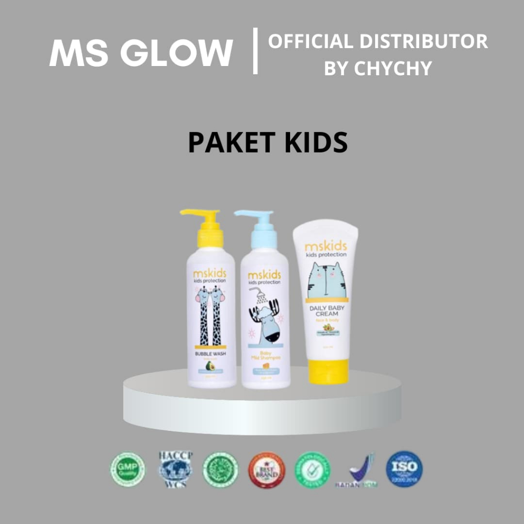 Ms Kids - Complete Kids Package (Shampoo Kids/Bubble Wash/Daily Cream ...
