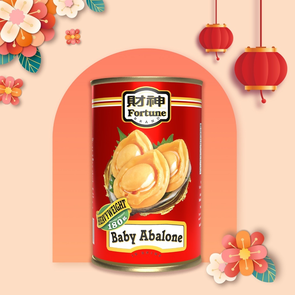 Fortune Baby Abalone in Brine contains 10 pcs Baby Abalone Clear Soup ...