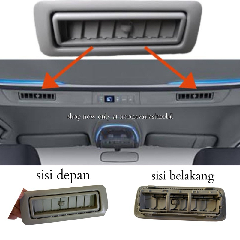 Innova reborn fortuner vrz car ceiling AC grille, gray | Shopee Malaysia