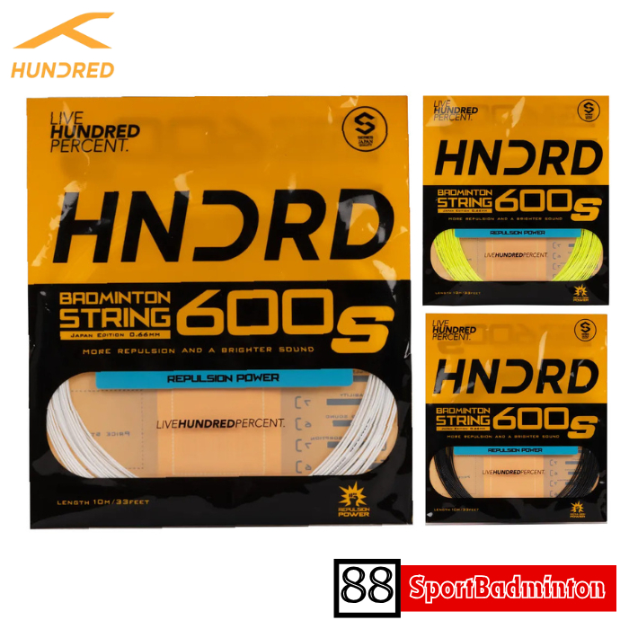 Hundred 600S Badminton String - Original Hundred Badminton Racket ...