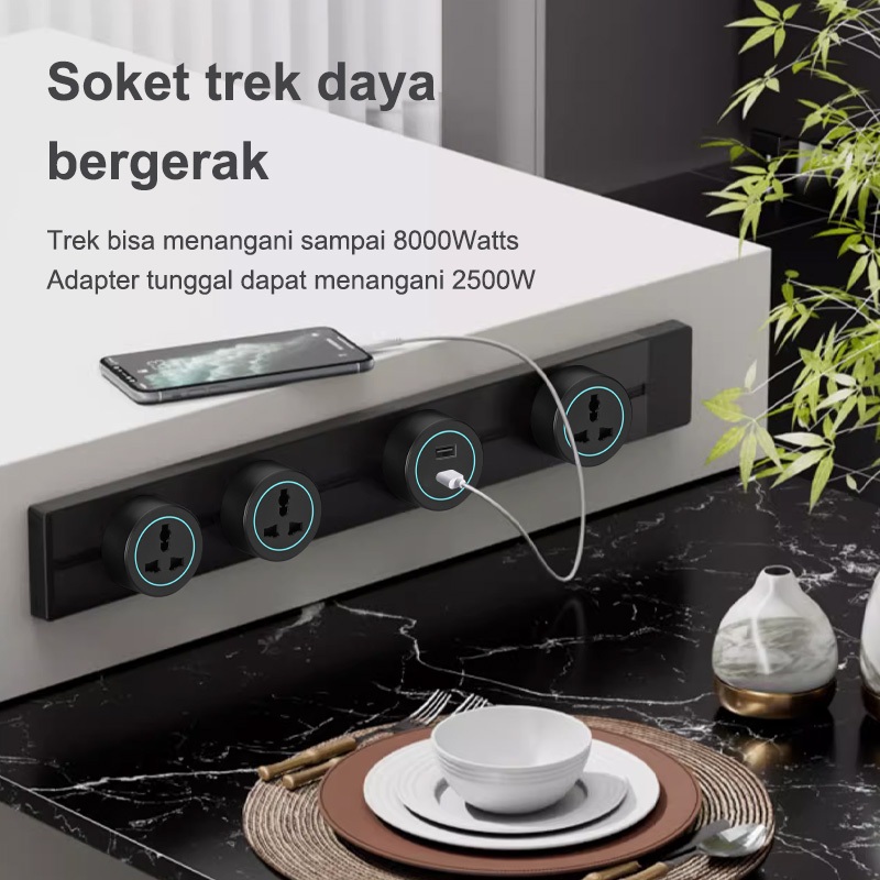 Track SOCKET Electric Electric BOARD 40 60 80CM adjustable rotating LED ...