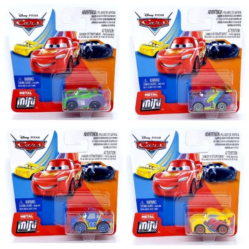 Disney Pixar Cars Mini Racers | Diecast Lightning McQueen Cars Mattel ...