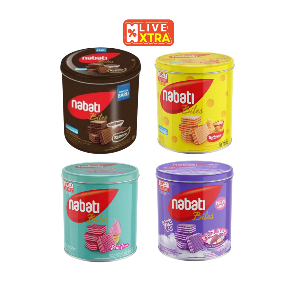 Nabati WAFER CANNED JAR RICHOCO RICHEESE GOGUMA PINK LAVA CHOCOLATE CHEESE 240GR | Shopee Malaysia