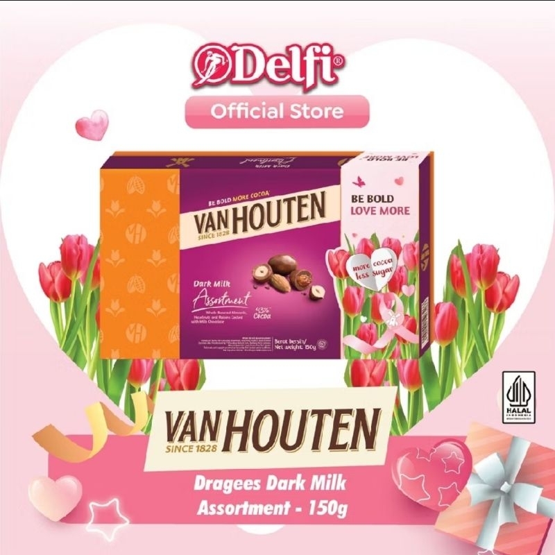 Van Houten Assortment Box 150gr / Valentine's Chocolate / Jumbo ...
