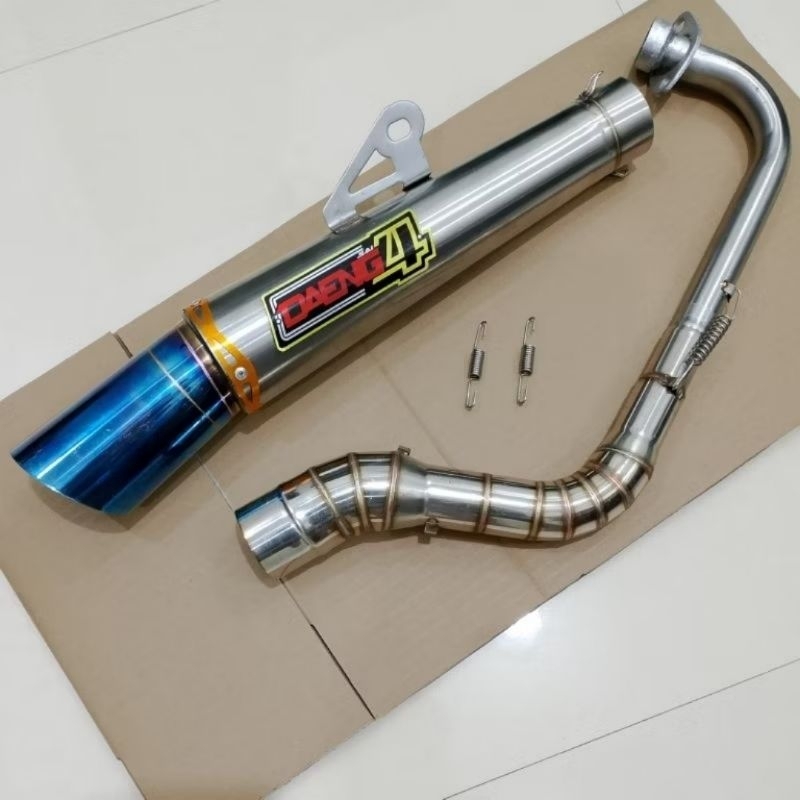 1set daeng Sai4 Big Elbow Open pipe Mio sporty Mio soulty Mio soul i125 ...