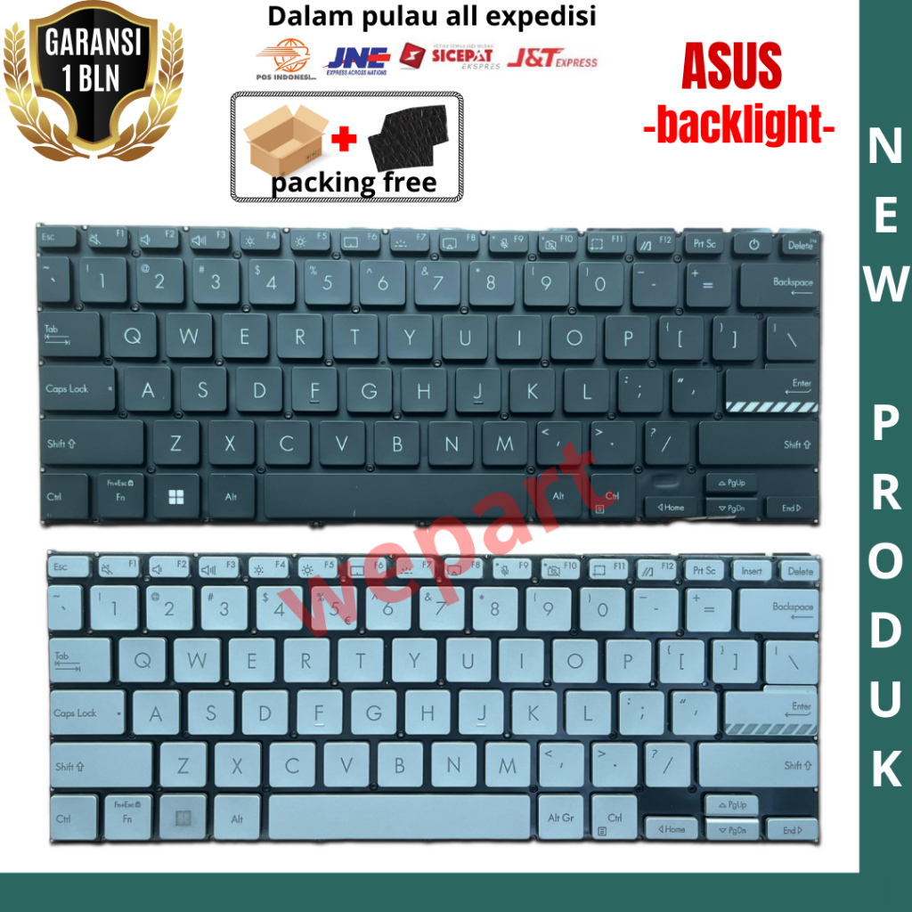 Asus Keybord A1402ZA X1402ZA A1402S Vivobook 14x M1403 M1403q M1403qa M1404fa M1404qa Laptop ...