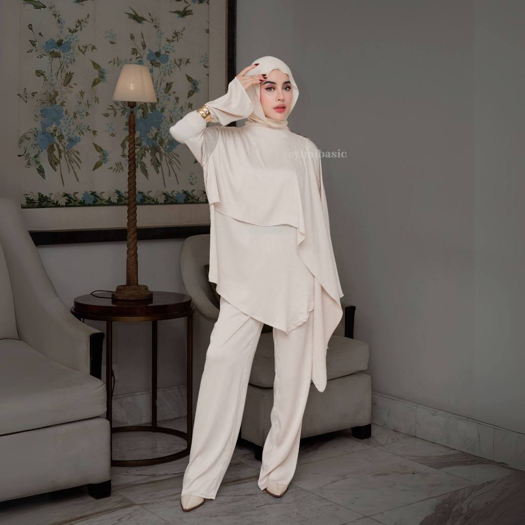 Ghania Half Cape Set by Sylmibasic | Shopee Malaysia