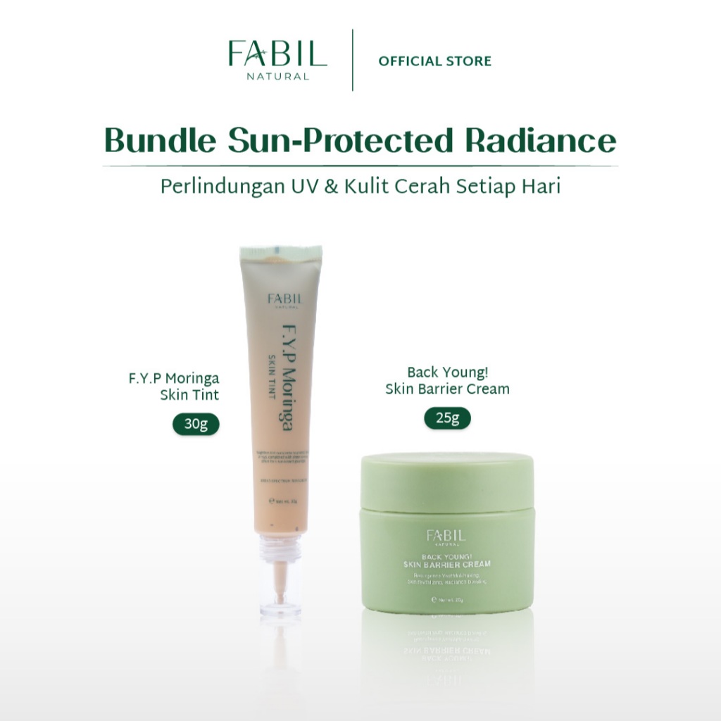 [2 Pcs] Fabil Simple Healthy Look Bundle FF Skin Tint + Back Young Skin ...