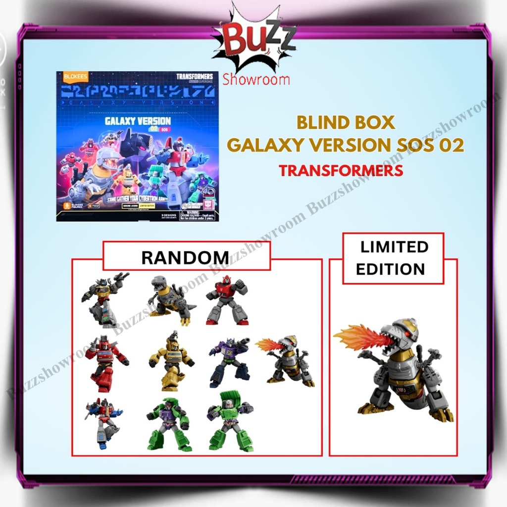 Blokees Blind Box Transformers Galaxy Version 02 SOS Original Licensed ...