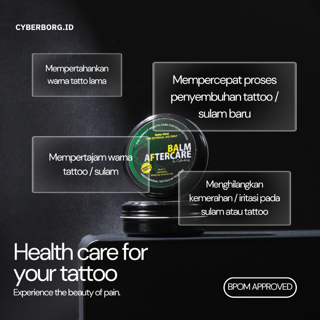 Ready TO SEND IMMEDIATELY 8ml Cyberborg Balm Aftercare Treatment Tattoo ...