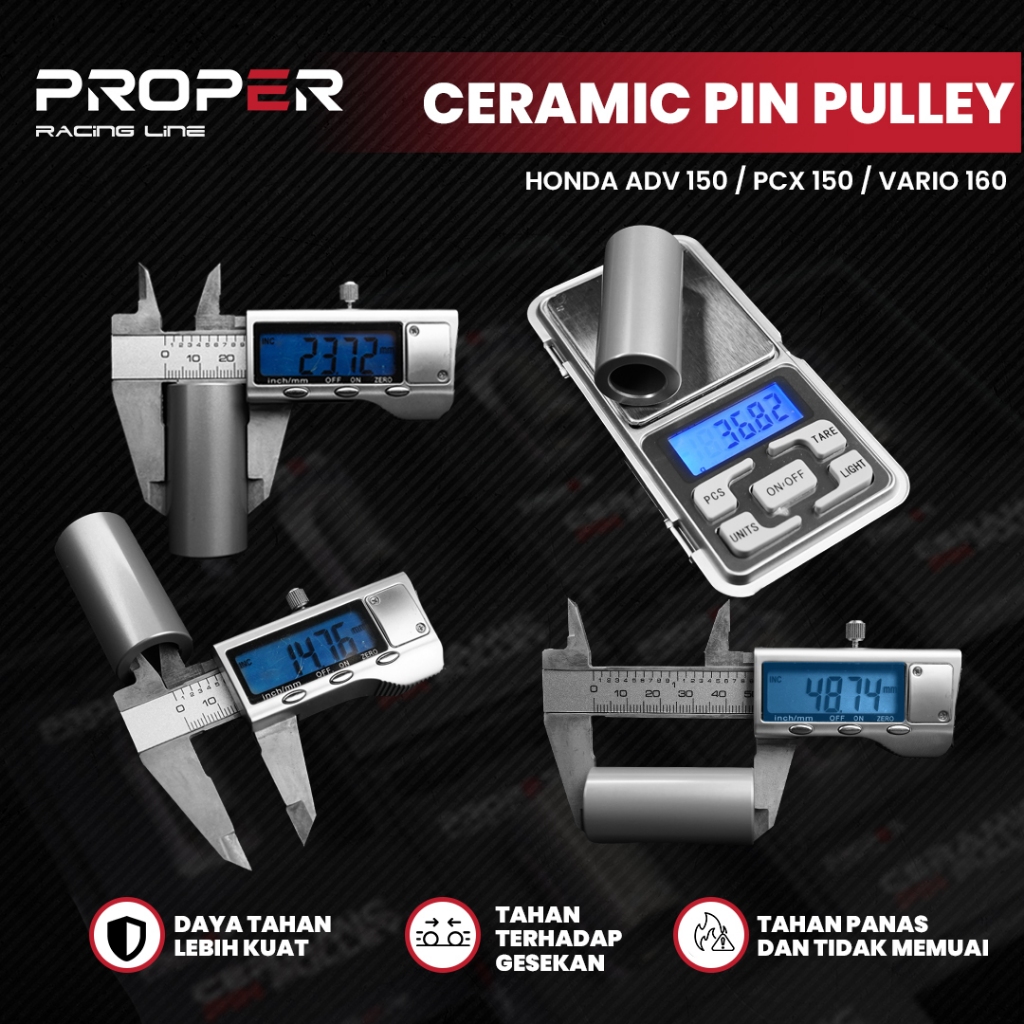 Pulley Pin Proper Pully Pin PCX ADV 150 VARIO 160 Original Proper ...