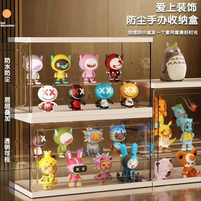 Display Rack 1 ticket and 2 tier action figure Blind box acrylic ...