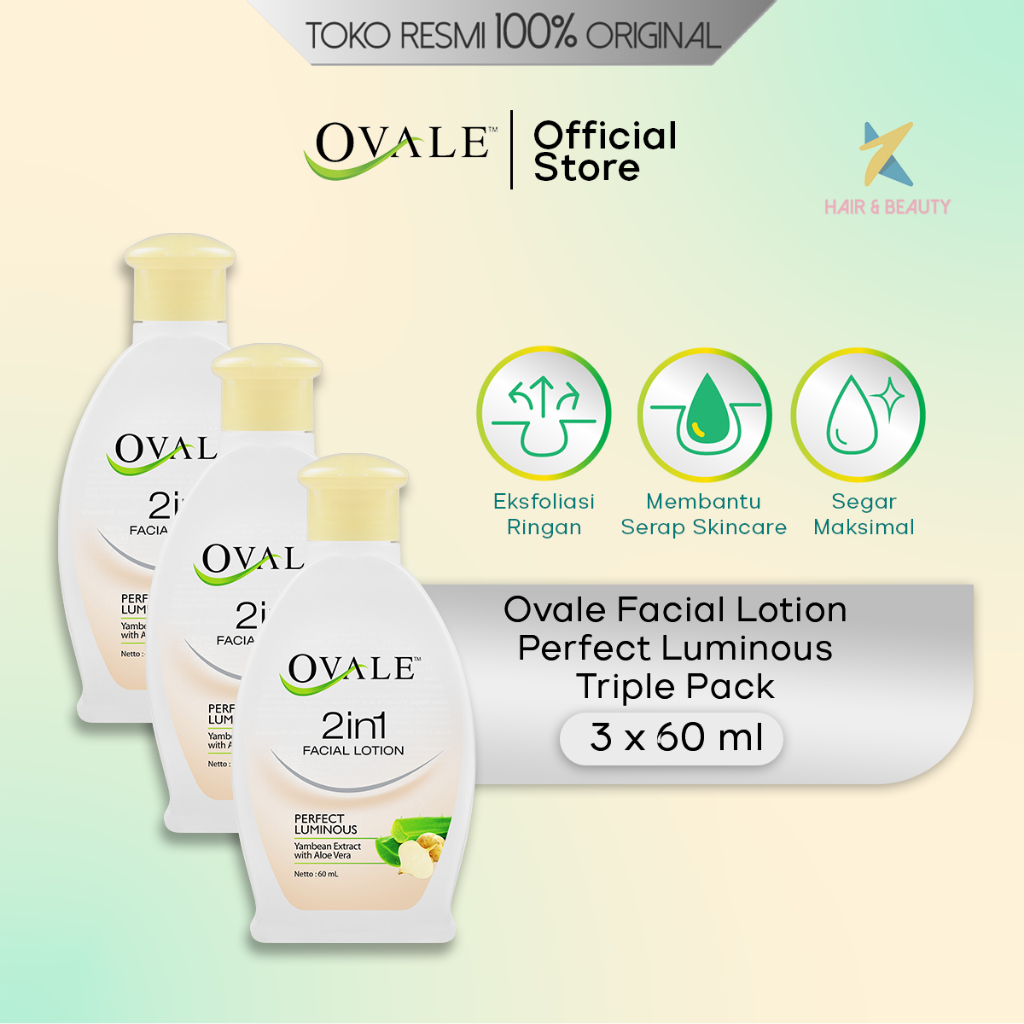 Ovale Facial Lotion Intense Glow 60ml Triple Pack | Shopee Malaysia