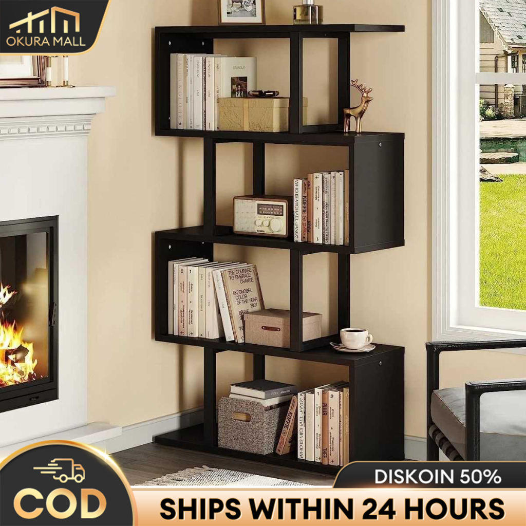 Wall Bookshelf Stacking Bookshelf Minimalist Multifunctional Shelf ...