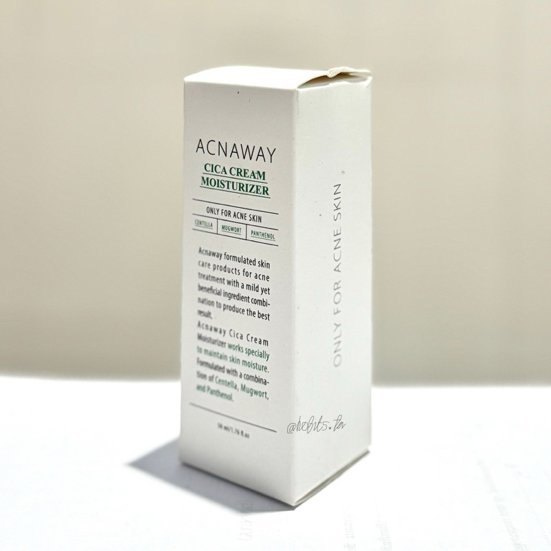 (NEW Sealed) Acnaway Cica Cream Moisturized 50ml Centella Mugwort ...