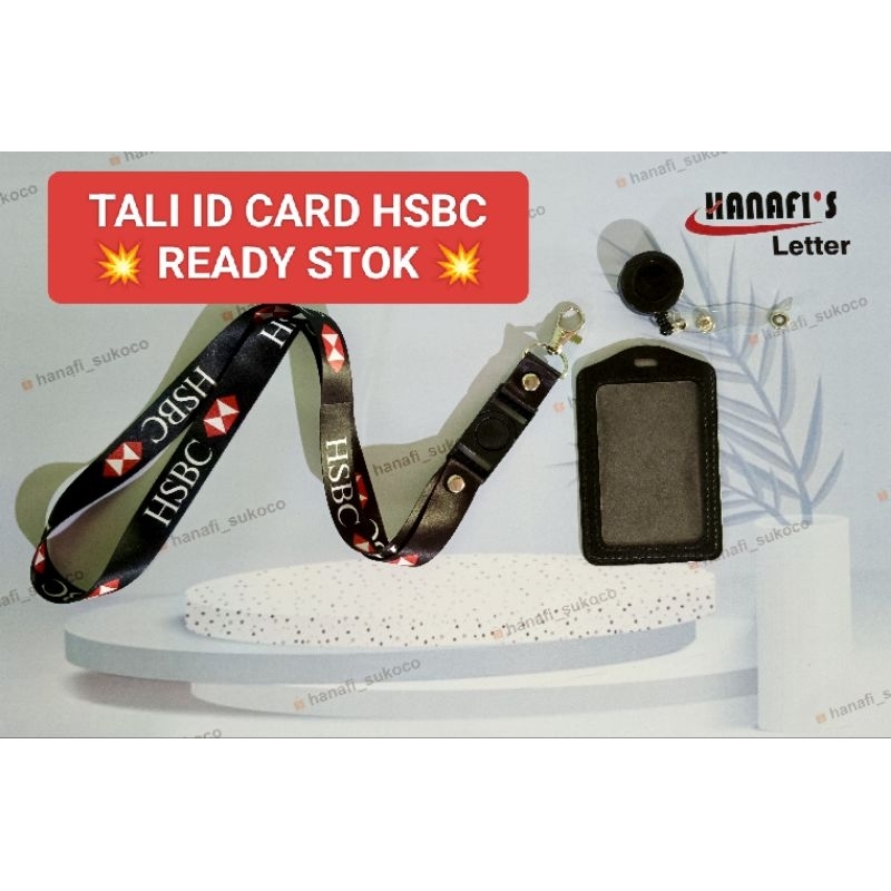 Hsbc id card printing strap HSBC Lanyard unit | Shopee Malaysia