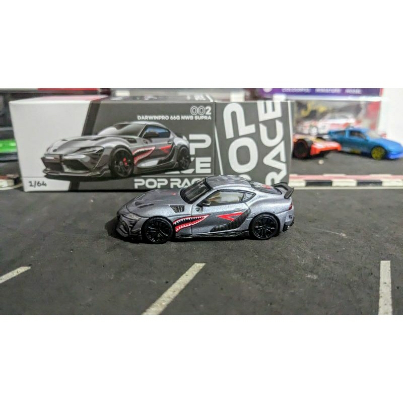 Diecast Poprace Pop Race Toyota Supra Darwinpro 66G NWP Supra Gray ...