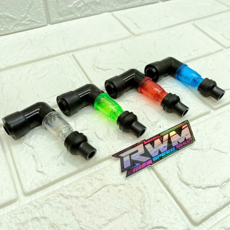 Universal Motorcycle Spark Plug Caps Can Turn On Colorful Lights ...