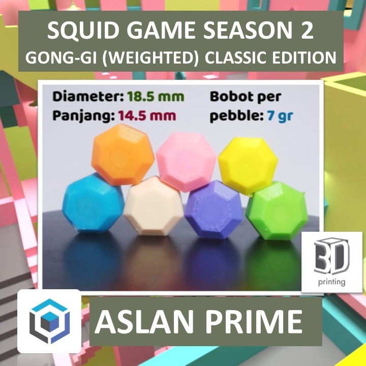 Squid GAME 2 GONG-GI GONGGI CLASSIC EDITION KOREAN SEVEN STONES POPULAR ...