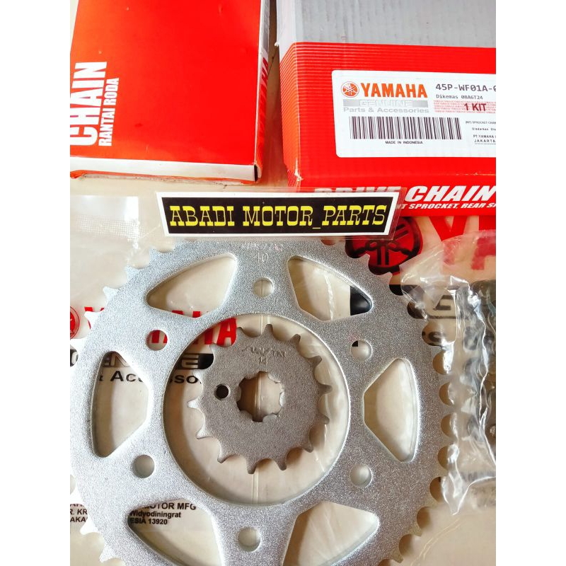 Yamaha BYSON COMPLETE GEAR SET 45P-14T-40T | Shopee Malaysia