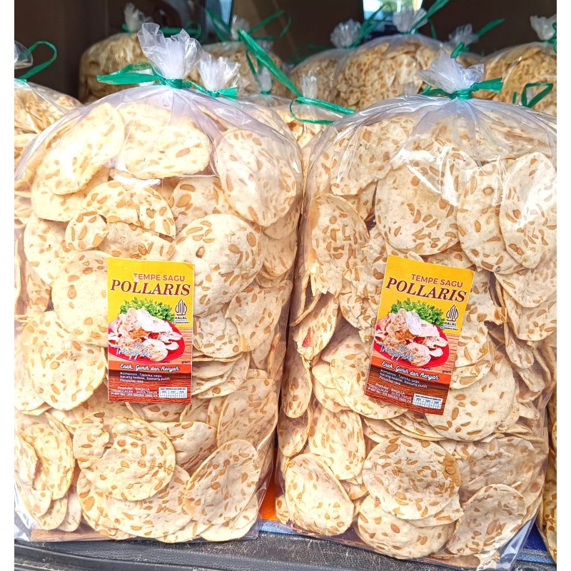 Sago Tempeh Chips 1kg Savory Crispy Crispy typical of Trenggalek Tempeh ...
