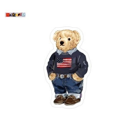 Sticker POLO Bear Ralph lauren sweater graphic logo vintage sticker ...