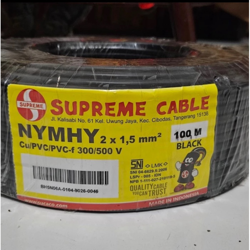 Supreme cable NYMHY 2x1.5 (fiber) | Shopee Malaysia