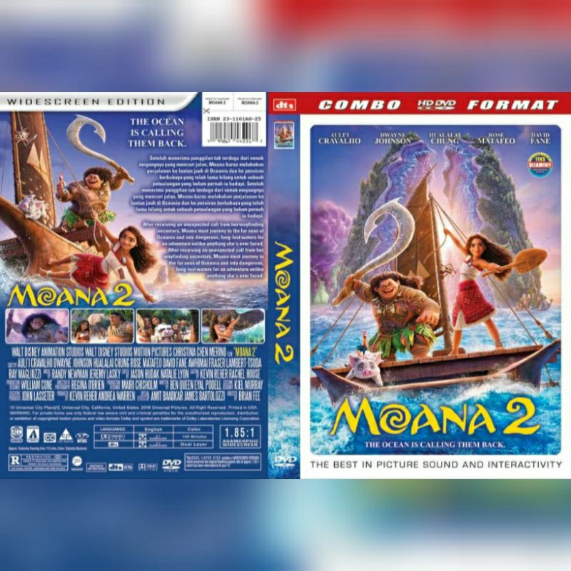 Dvd Moana 2 GBR ORI 2024(Dwayne Johnson) | Shopee Malaysia