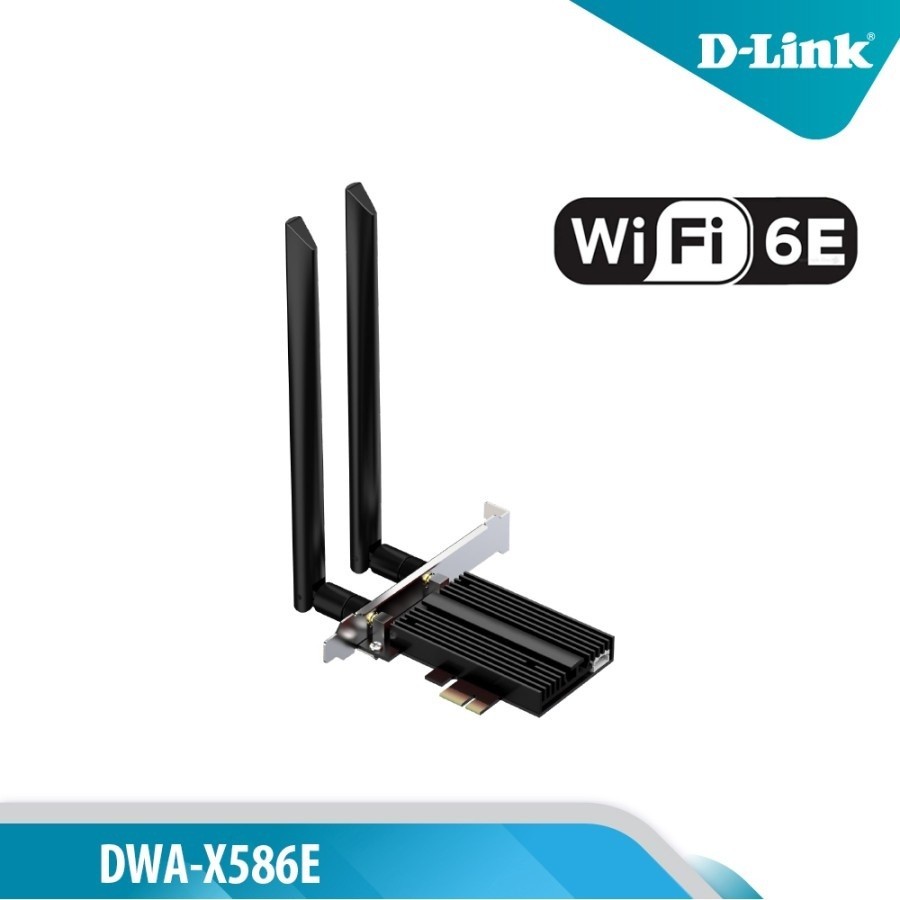 DLINK DWA X586E WIRELESS AX5400 WI-FI 6 + BLUETOOTH 5.2 PCI EXPRESS | Shopee Malaysia