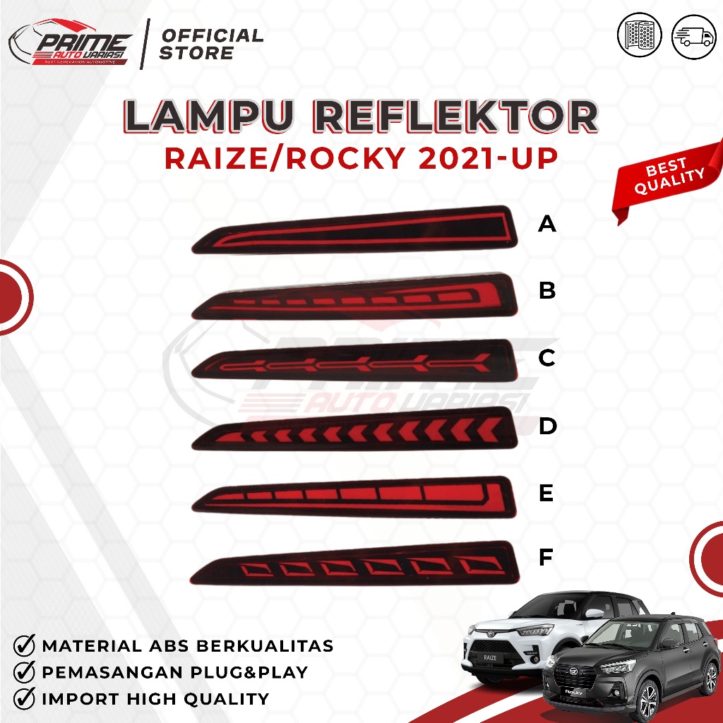 Isoka Raize Rocky Rear Bumper Reflector Led Light | Shopee Malaysia