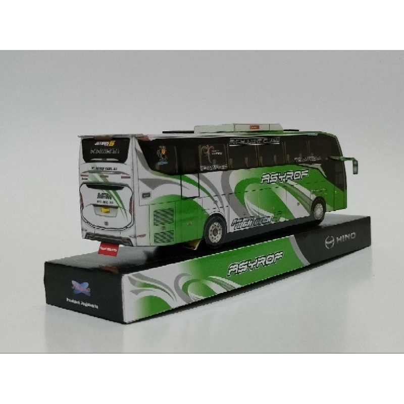 MINIATURE BIS BUS PAPERCRAFT JETBUS 5 SHD MSM ASYROF ASROF FADEL ALI ...