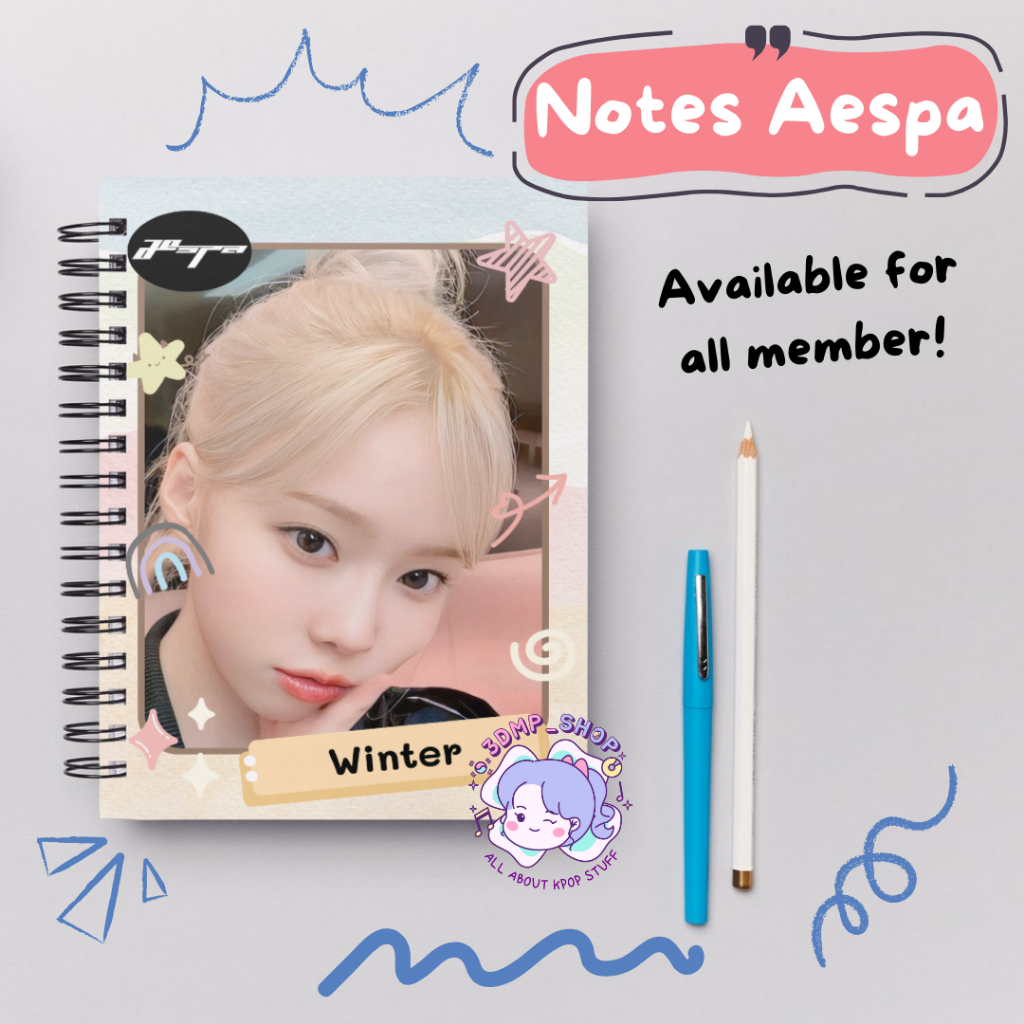 Aespa Permember Winter Giselle Karina Ningning Notebook | Shopee Malaysia