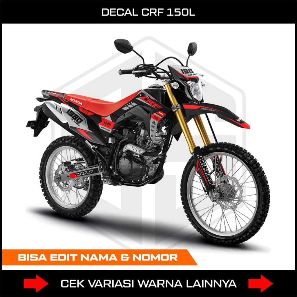 Decal HONDA CRF 150L FULL BODY / FULL BODY STICKER CRF 150L MOTORCYCLE ...