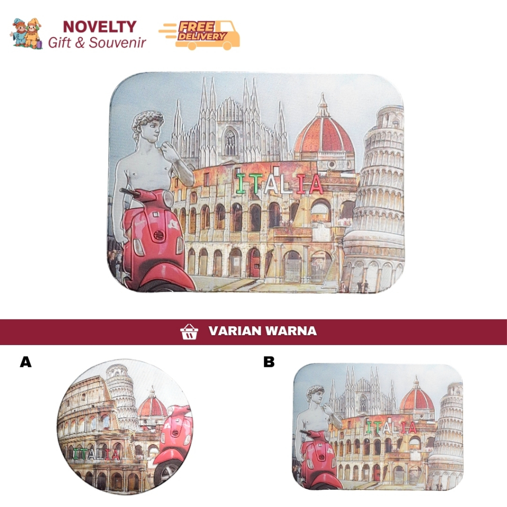 Italian Fridge Magnet Souvenir Souvenir from Italy | Shopee Malaysia