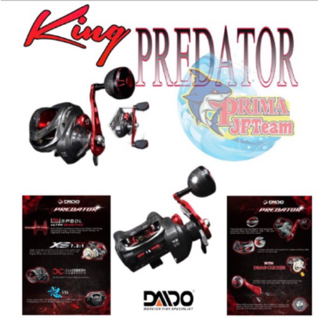 Daido King predator Reel 6+1bb | Shopee Malaysia
