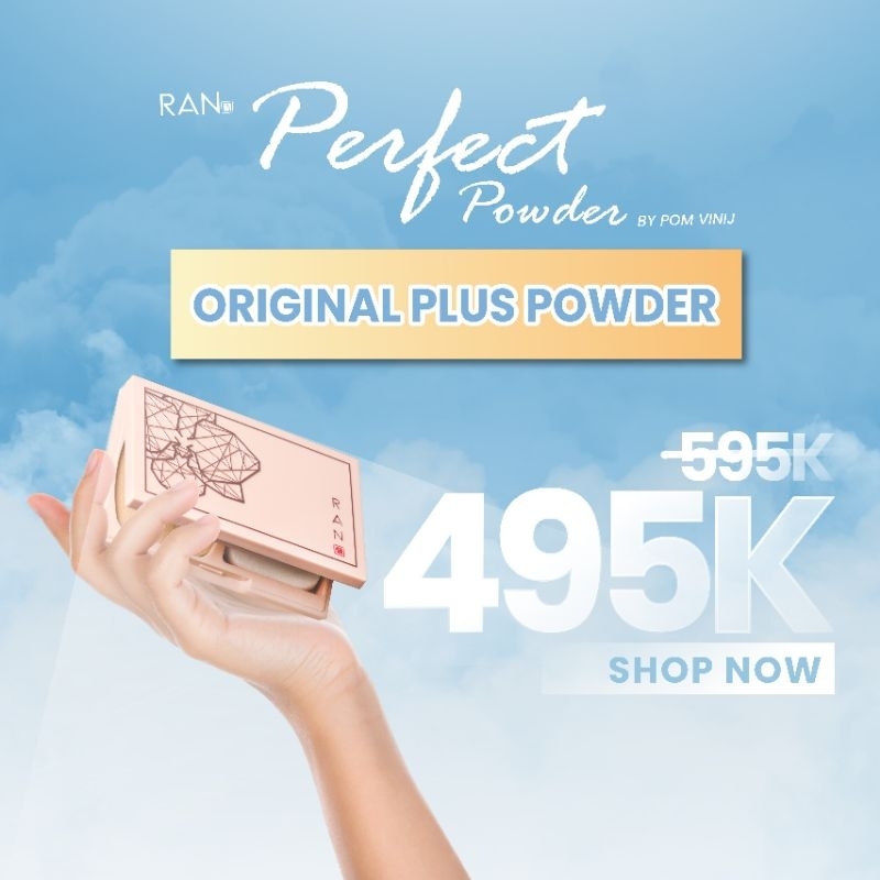 New RETAIL RAN PREMIUM FOUNDATION POWDER BEST MINI COMPACT POWDER ORI ...