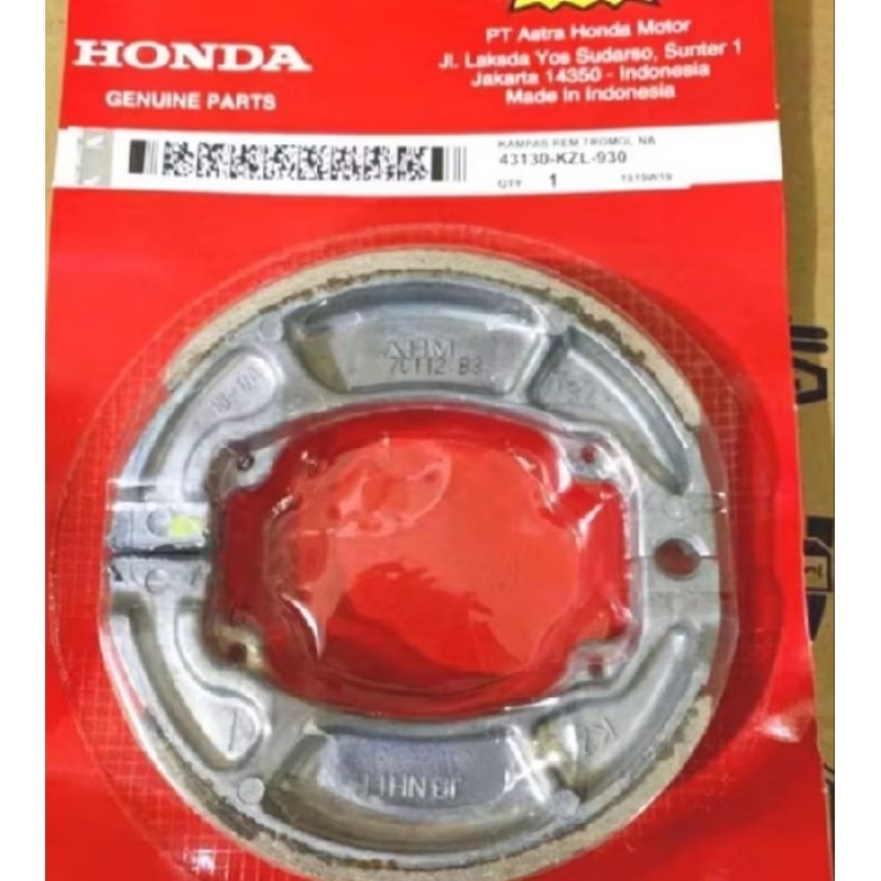 Original KZL Honda beat Vario Scoopy rear brake pads | Shopee Malaysia