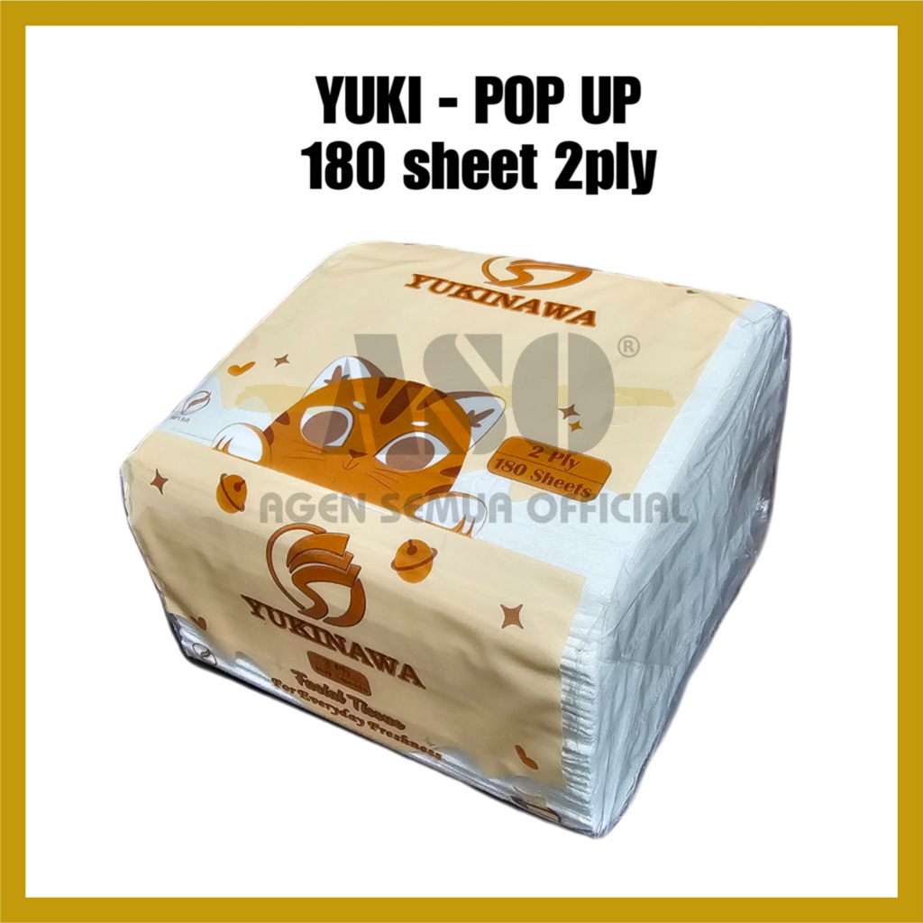 Yuki POP UP Tissue Tissue 180 sheets 2ply!! | Shopee Malaysia